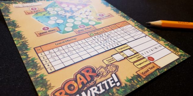 Roar and Write sheet - One Board Family