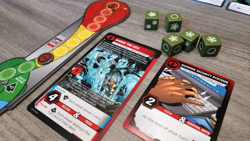 G.I. Joe Deck-Building Game Review - One Board Family