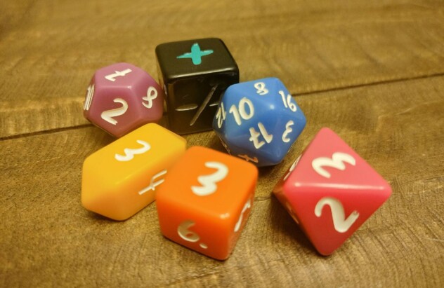 Roll to the Top dice - One Board Family