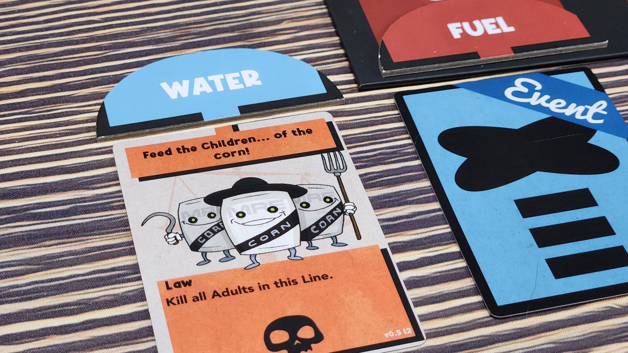 End of the Line - children of the corn card - One Board Family