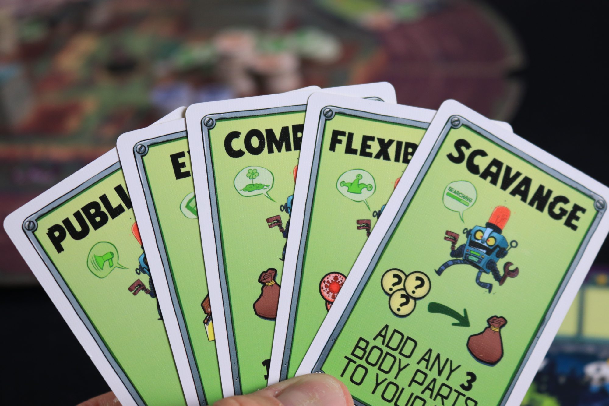 Making Monsters LESTER cards - One Board Family